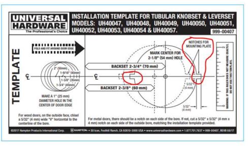 UH40050 & UH40099 LIGHT DUTY STOREROOM FLAT LEVER – Universal Hardware